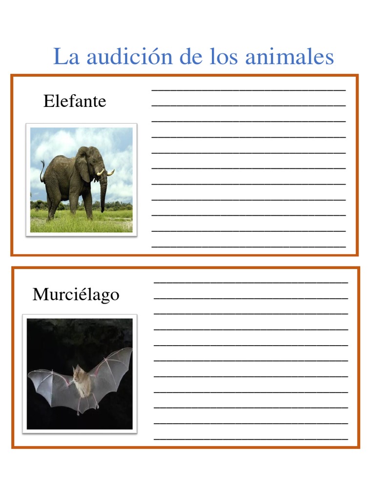 La Audición de Los Animales PDF | PDF