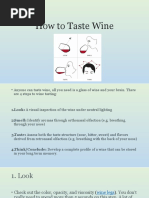WSET Level 3 Tasting Guide | PDF | Fruit | Aroma Of Wine