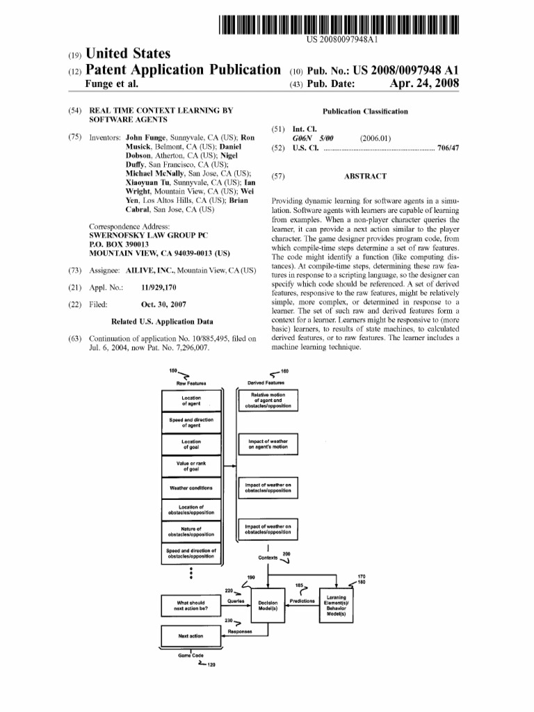 Patent Application Publication (10) Pub. No.: US 2008/0097948 A1 | PDF ...