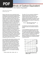 Carbon Equivalent and Weldability in Steel | PDF | Steel | Welding
