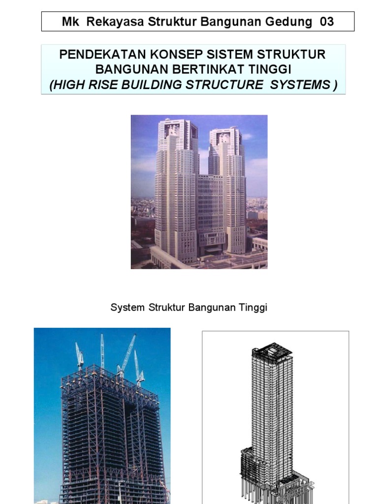 tm-2, Pengenalan Struktur Hihg Rise | PDF