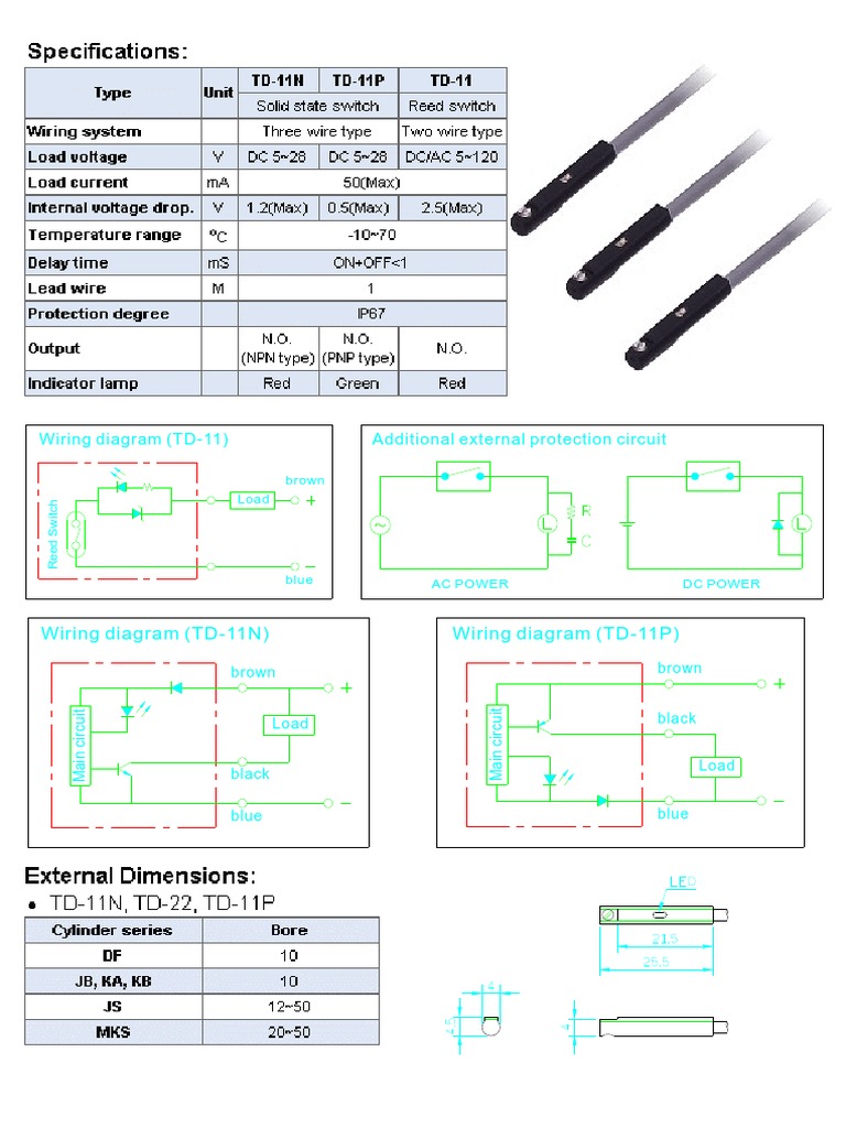 Wiring Diagram (TD-11) Additional External Protection Circuit | PDF