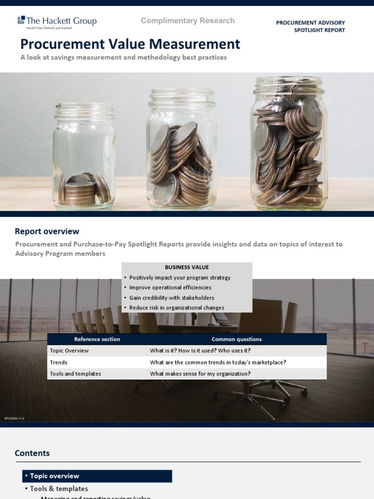 Evaluating Ivalua's Procurement Value Strategies | PDF | Procurement ...