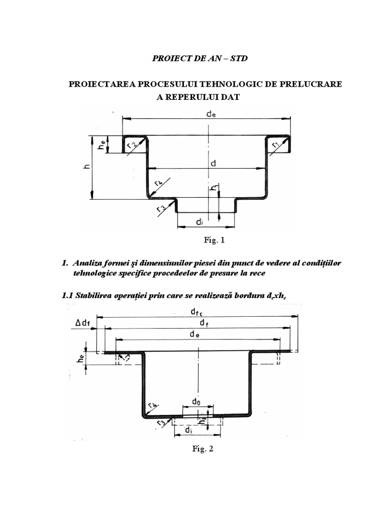 Microsoft Word - Proiect STD PDF | PDF