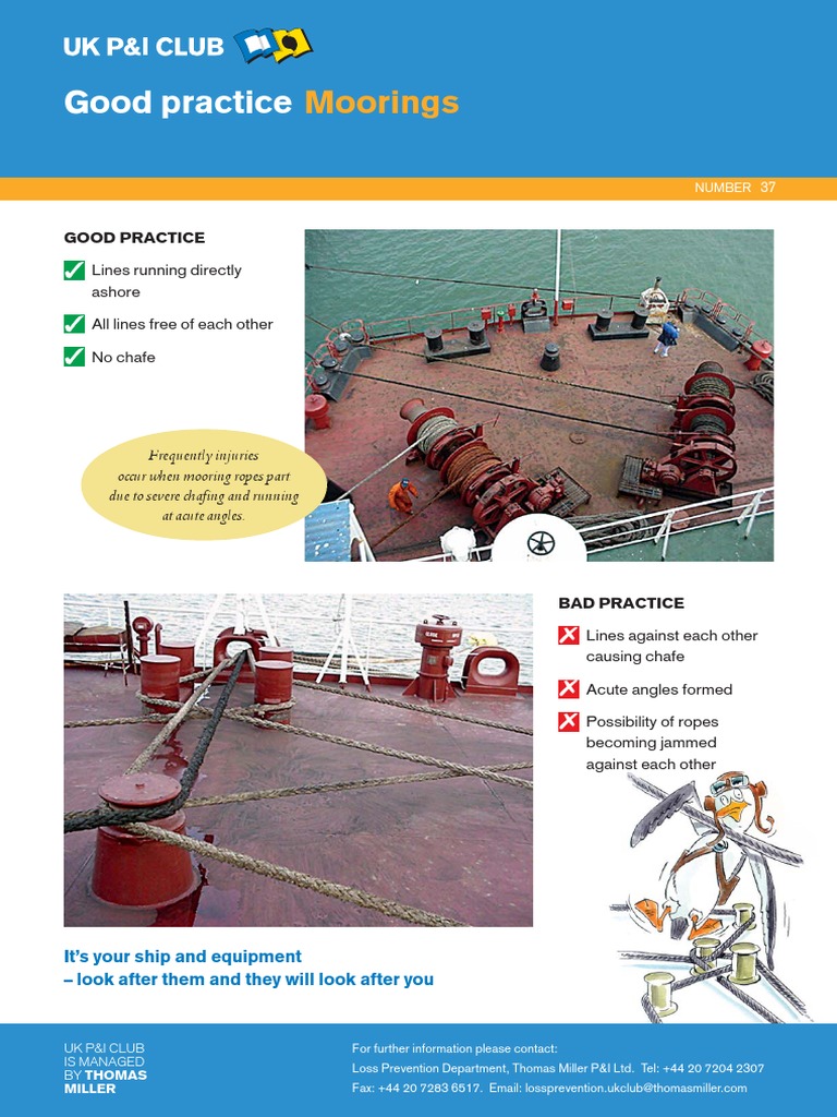 Good mooring practices prevent injuries | PDF