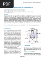 Primary Design of An Offshore Jacket Structure in English Channe | PDF ...