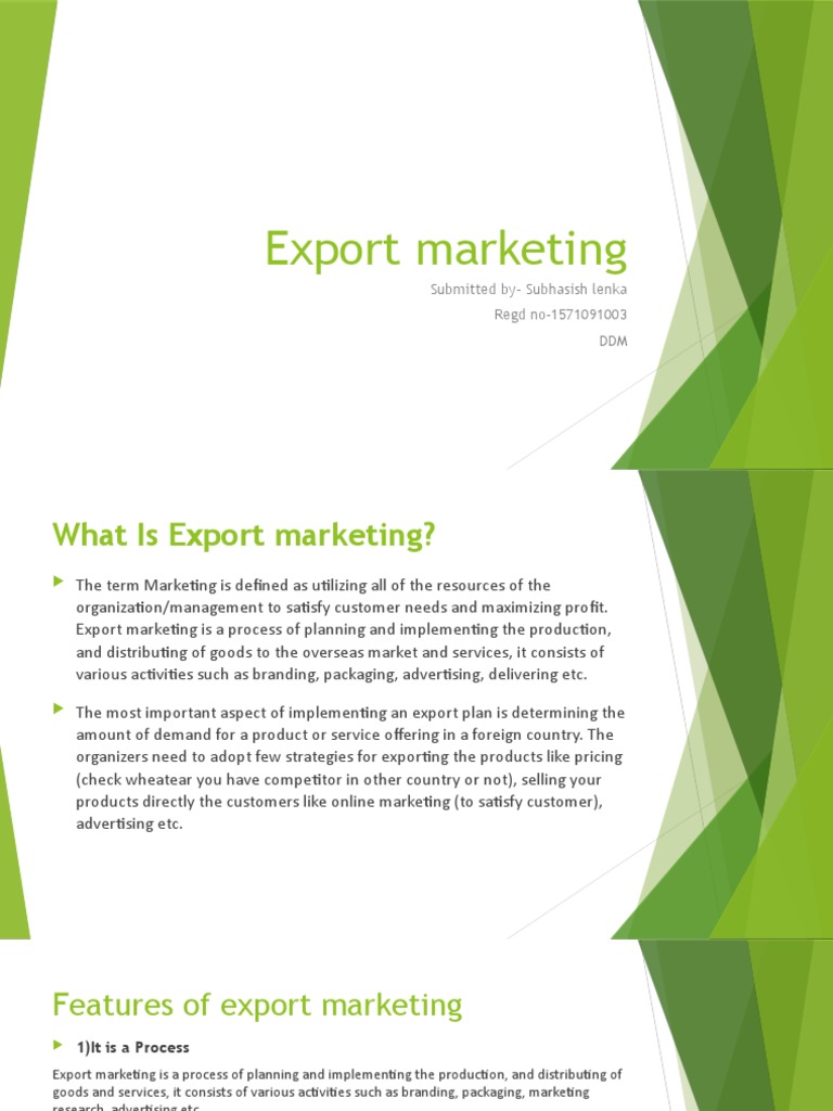 Strategies for Successful Export Marketing: Understanding the Key ...