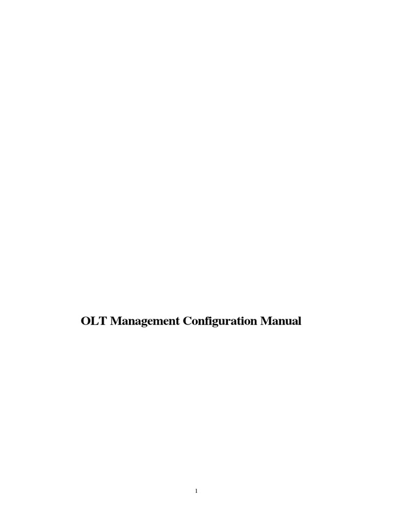 Manual Completo OLT Gpon FHL208B | Download Free PDF | Ip Address | Command Line Interface