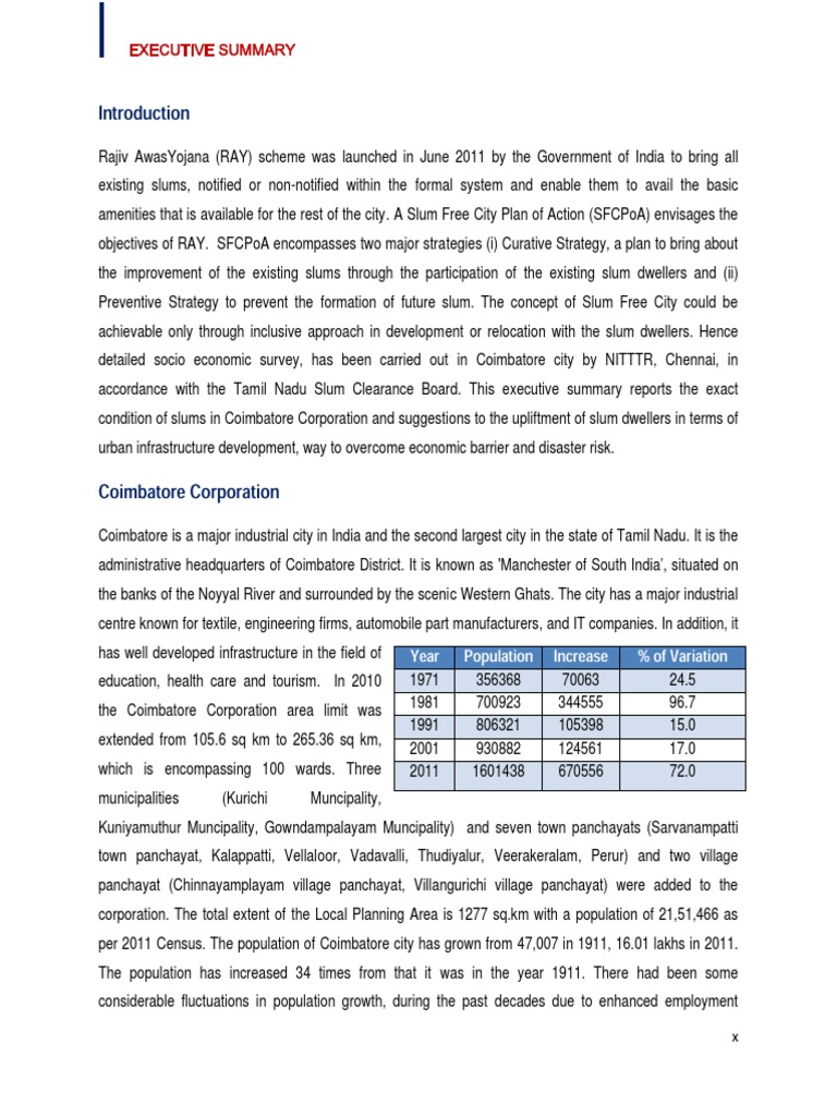 Slum Project | PDF | Slum | Water