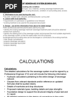 Example Sewerage Design Calculation | PDF | Sanitary Sewer | Sewage ...