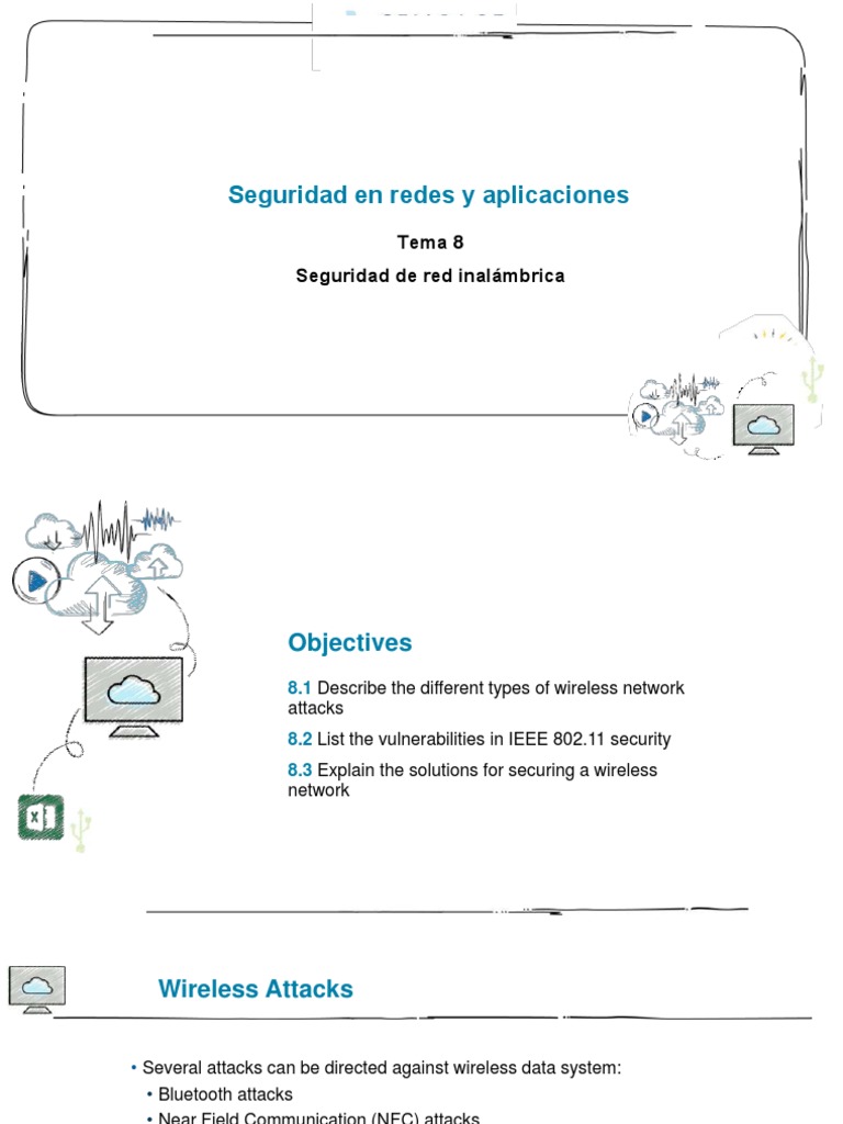 Tema 8 - SEGURIDAD EN REDES | PDF | Wireless Lan | Ieee 802.11