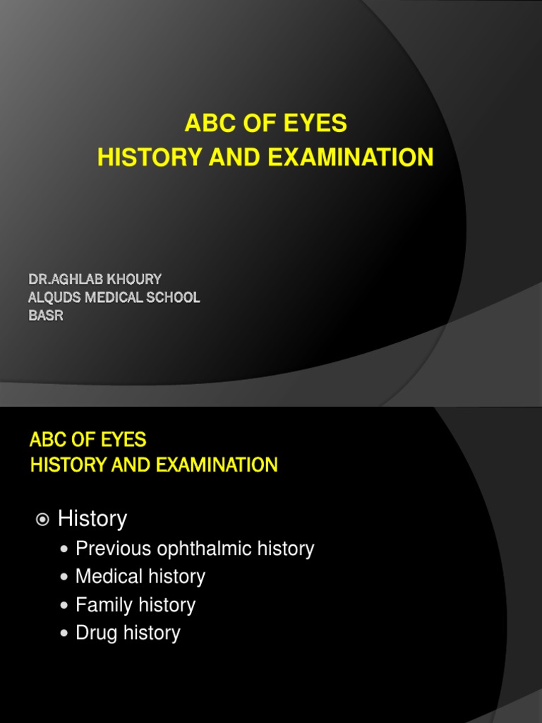 ABC of Eyes PDF | PDF | Glaucoma | Cataract