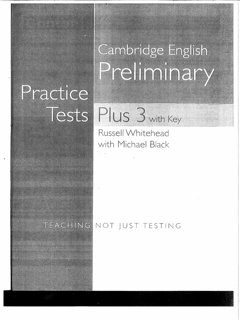 Pet Practice Tests Plus 3 | PDF