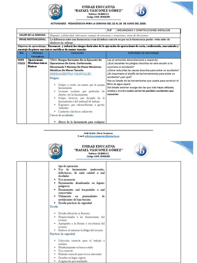 Ficha s4 1ro MCM | PDF | Mecanizado | Science