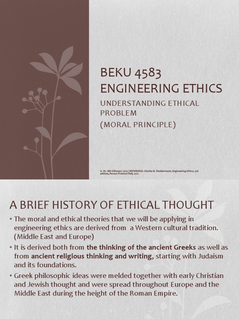 Engineering Ethics 3 (Understanding Ethical Problems) | PDF ...