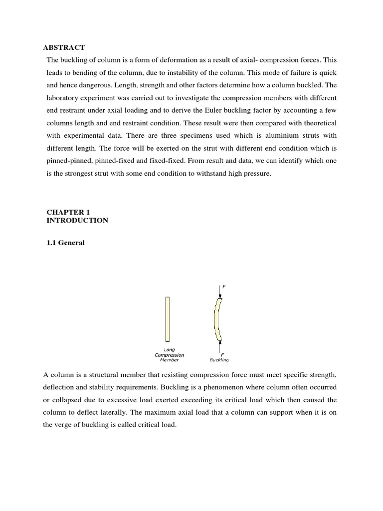 BUCKLING | PDF | Buckling | Bending