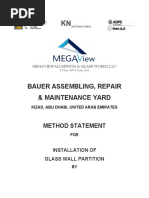 Signage Installation Method Statement | PDF | Safety | Scaffolding