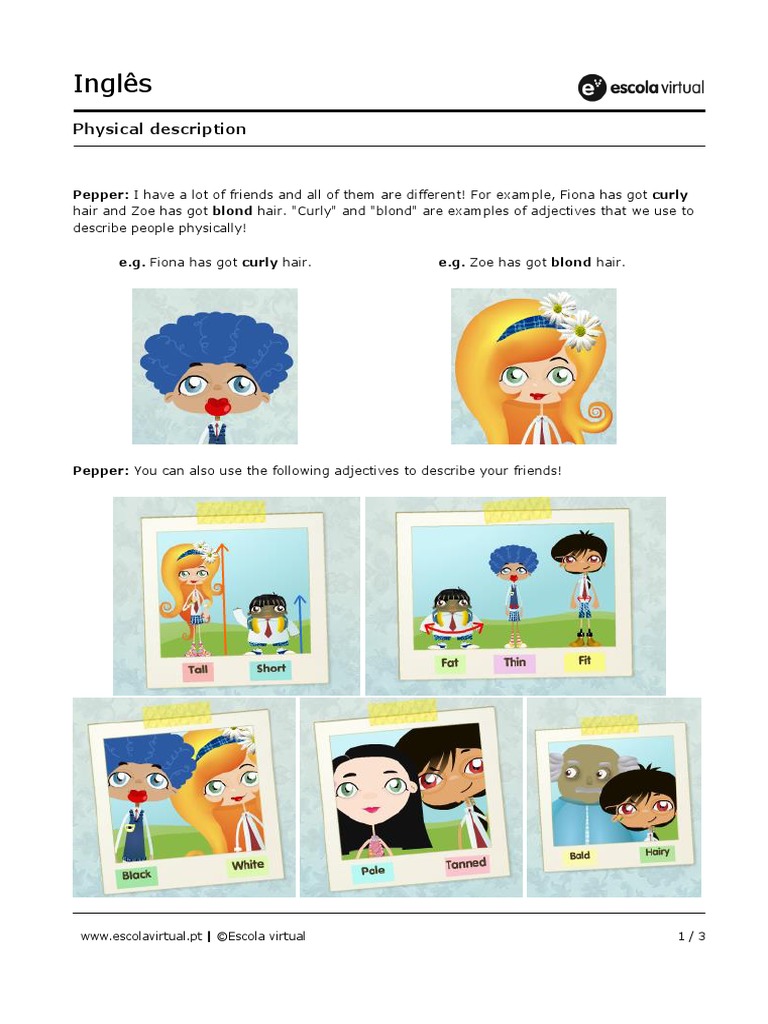 Inglês: Physical Description | PDF