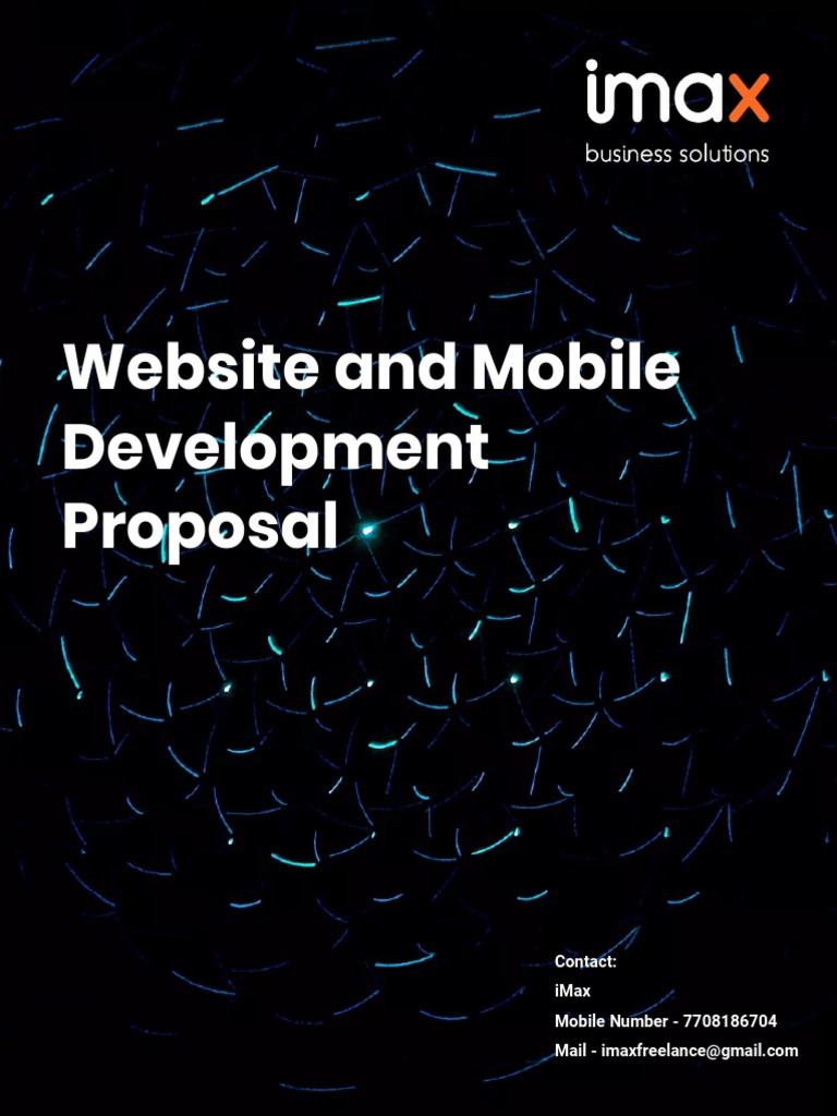Website Development Proposal Template | PDF | Customer Relationship ...