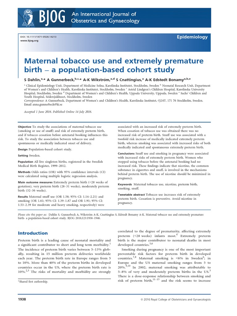 Dahlin Et al-2016-BJOG: An International Journal of Obstetrics ...