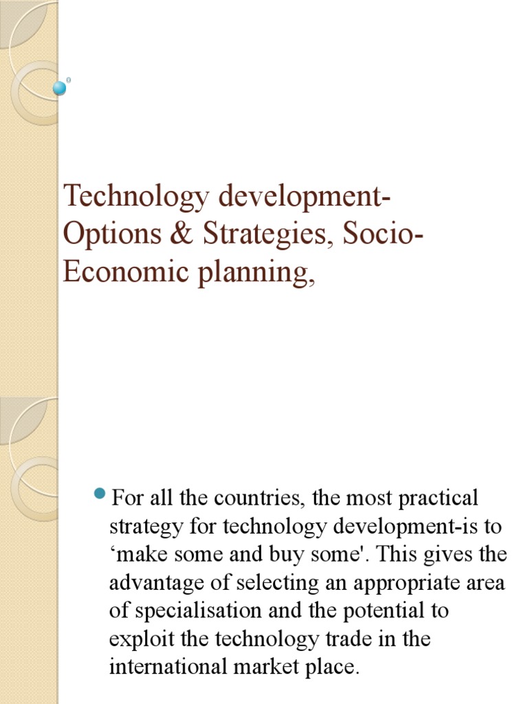 Technology Development Strategies | PDF | Production Function | Labour ...