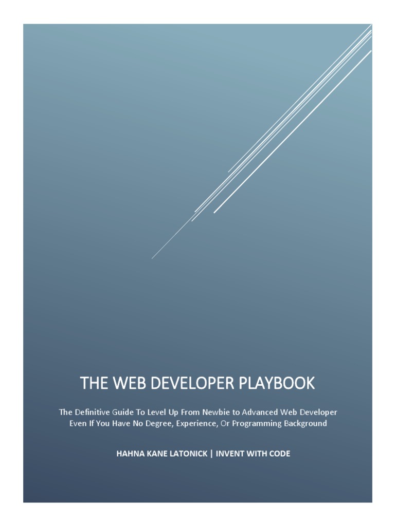 The Web Developer Playbook - 02112018 PDF | PDF | Bootstrap (Front End ...