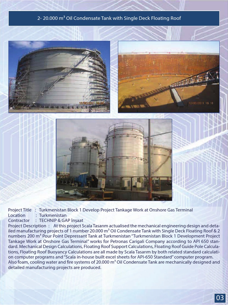 Storage Tank With Floating Roof | PDF