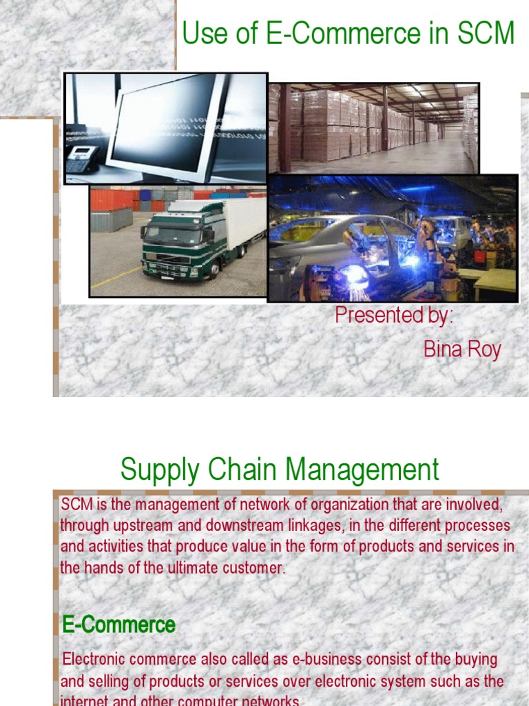 Use of E-Commerce in SCM | PDF