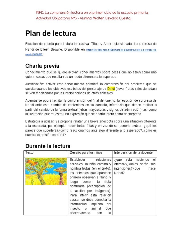 Lectura y comprensión | PDF | Inferencia | Comprensión lectora