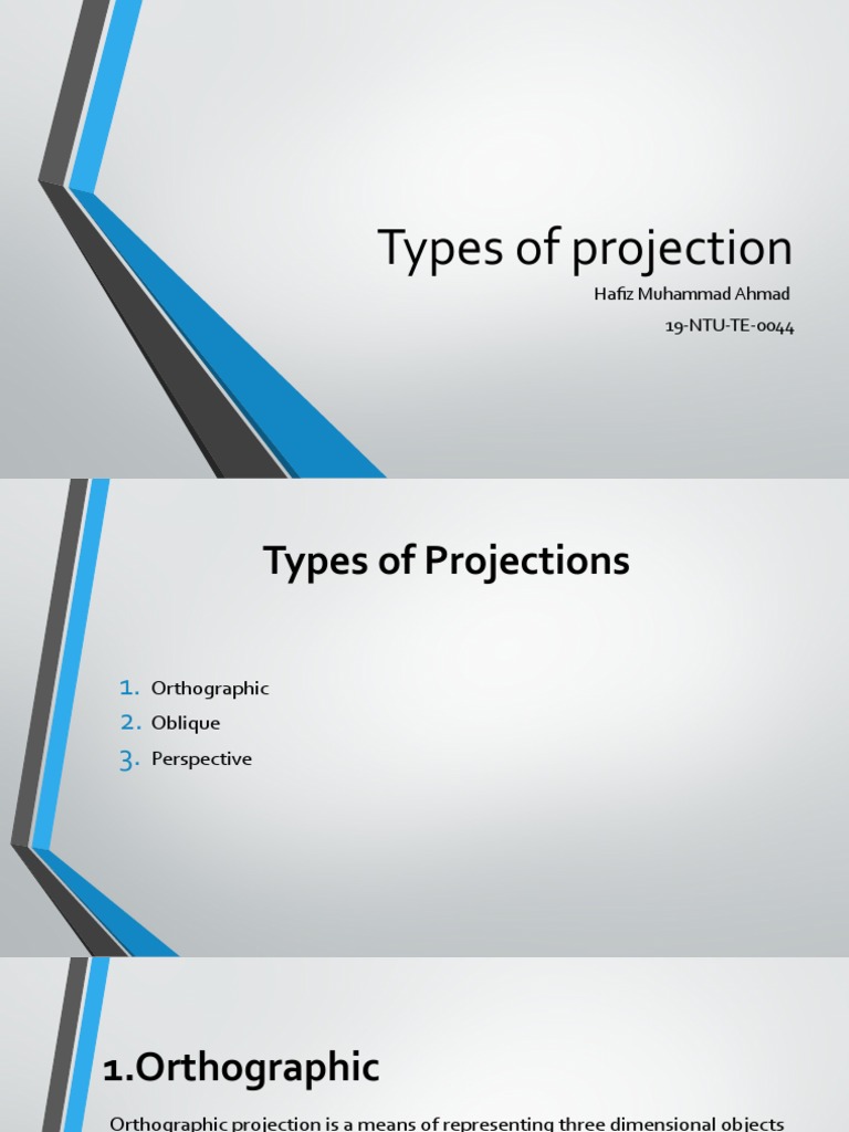 Types of Projections in Technical Drawing | PDF | Visual Journalism ...