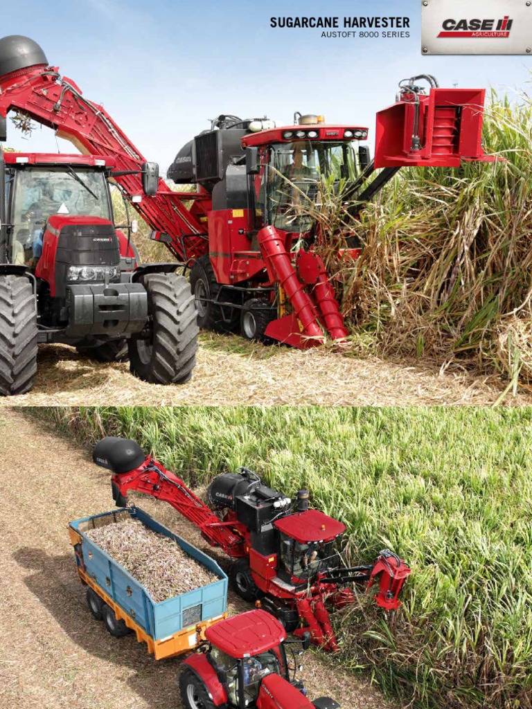 Sugarcane Harvester: Austoft 8000 Series | PDF | Turbocharger | Elevator