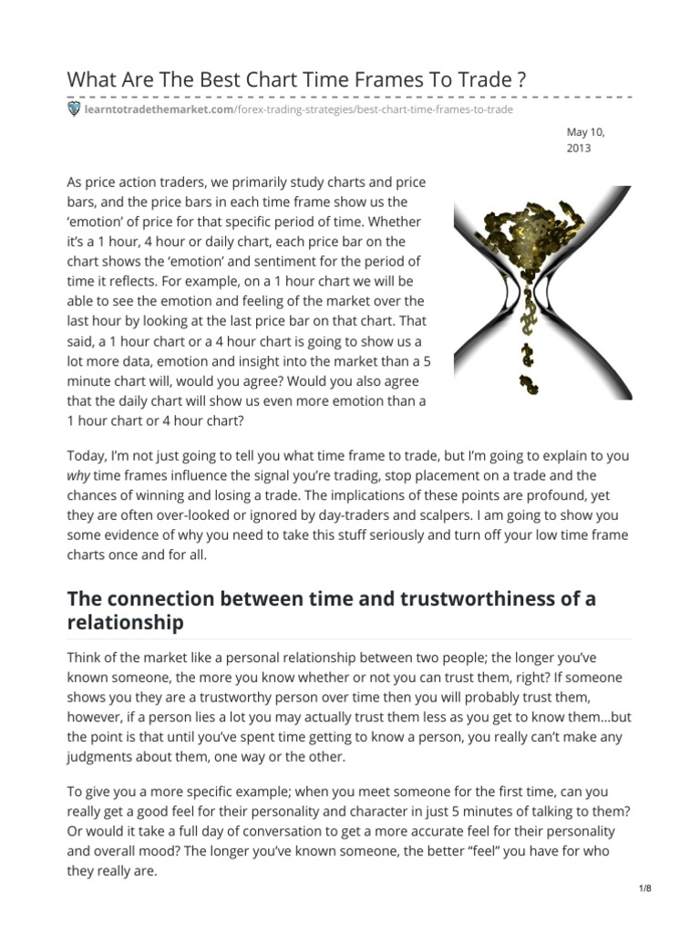 What Are The Best Chart Time Frames To Trade PDF | PDF | Day Trading | Time