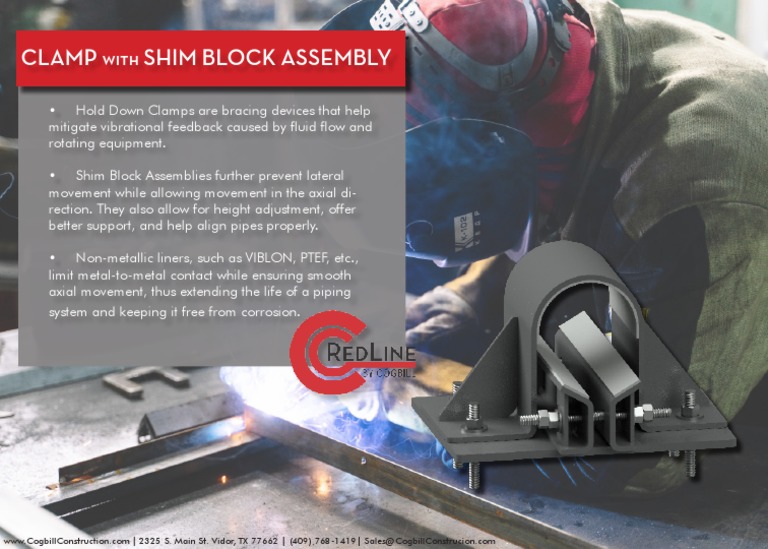 RedLine Clamp & Shim Block Add | PDF