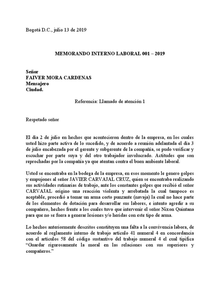 Memorando 003 2020 | PDF | Gobierno | Agitación