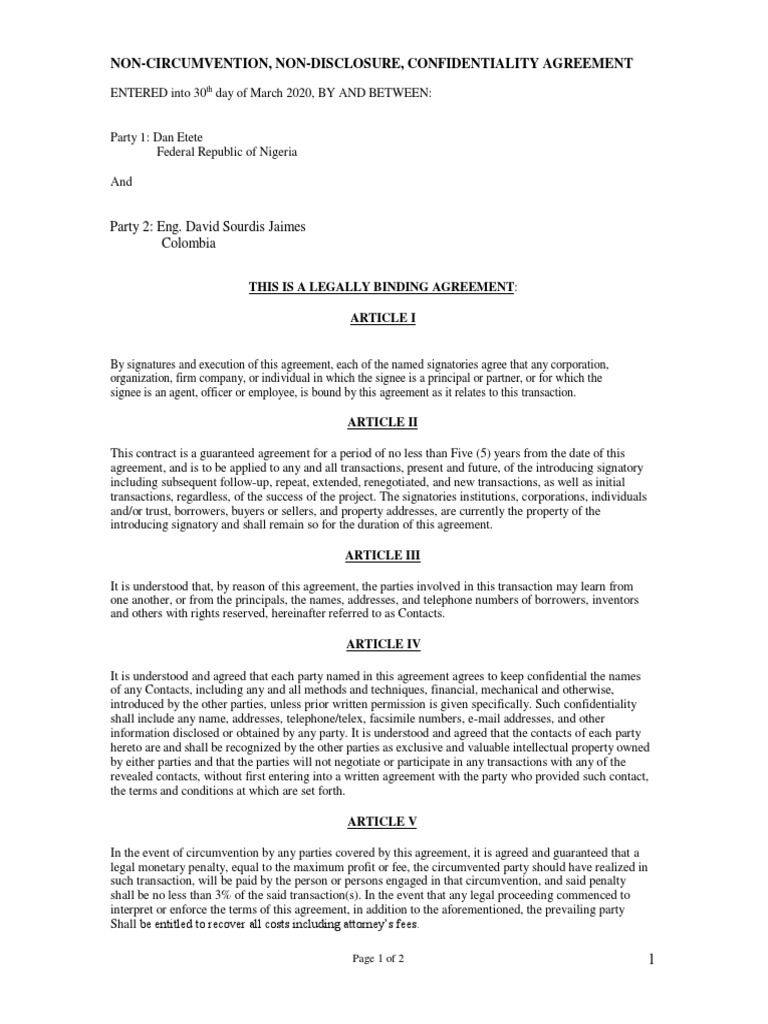 NCND - Eng. David Sourdis Jaimes | PDF | Arbitration | Financial ...