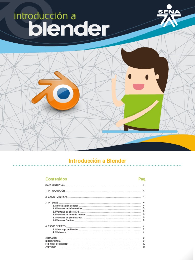 Introduccion Blender PDF | Descargar gratis PDF | Licuadora (Software) | Animación