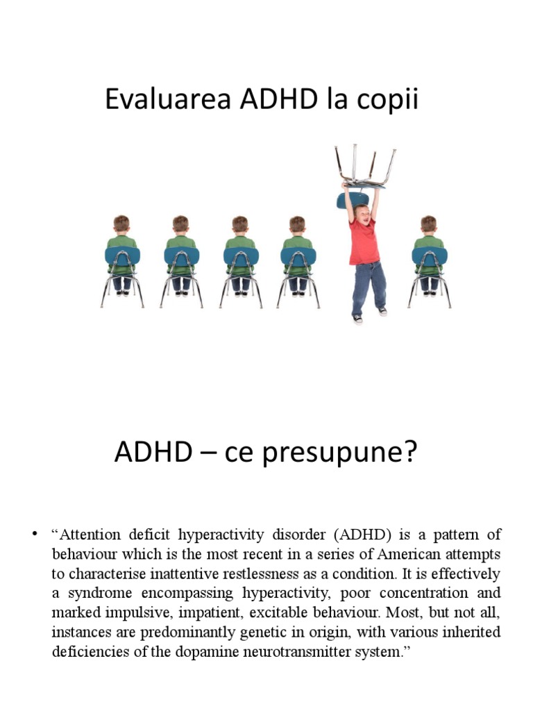 Seminar 6. Evaluarea ADHD La Copii | PDF | Attention Deficit ...