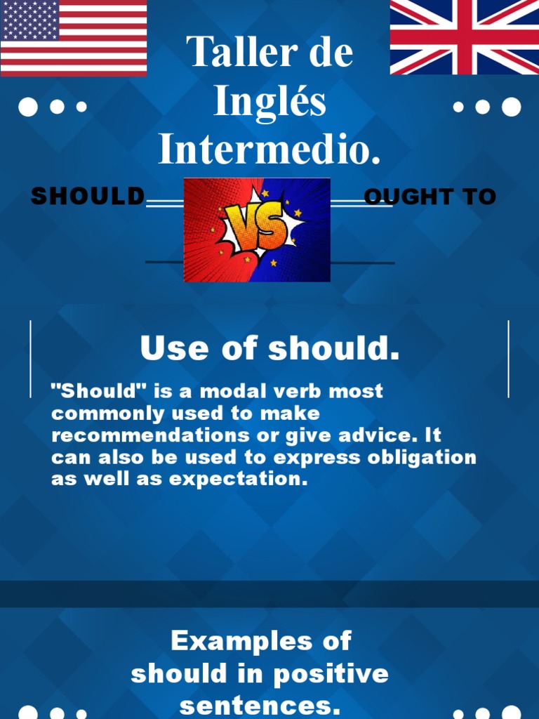 Understanding "Should" and "Ought To" Usage | PDF | Grammar