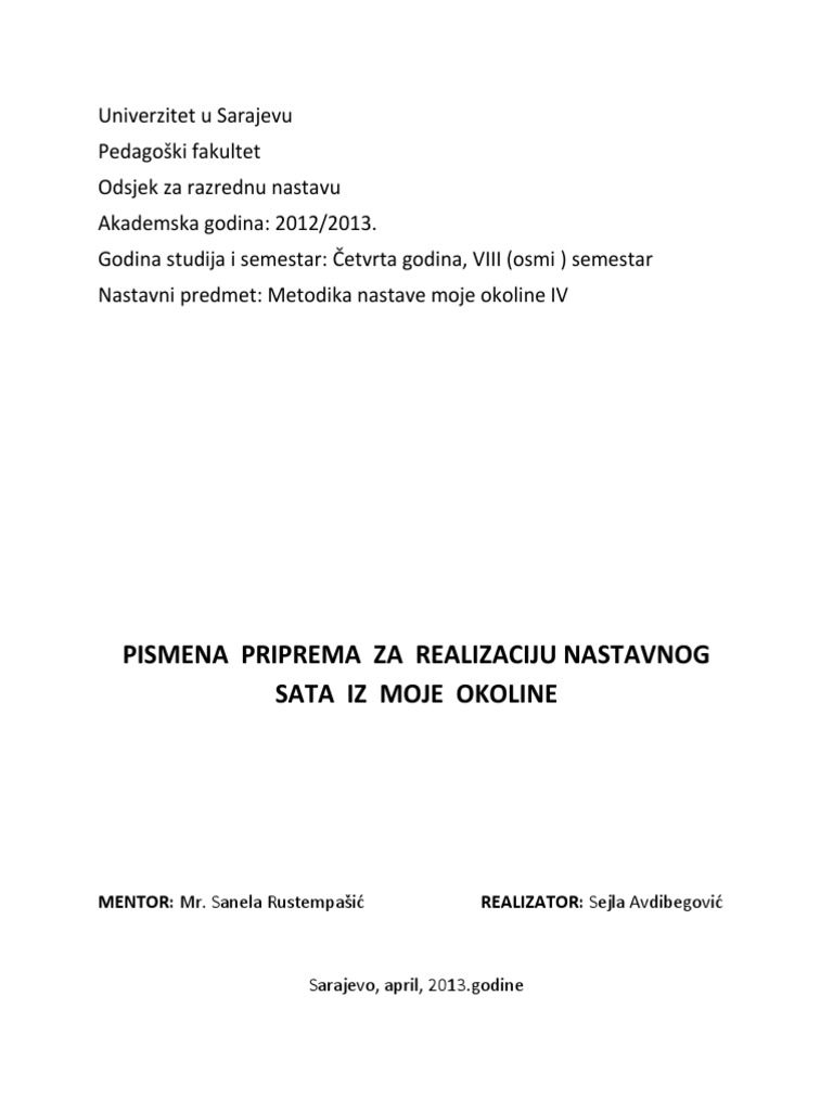 Domace Zivotinje | PDF