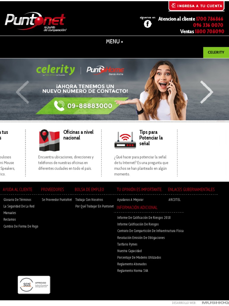 PuntoNet Home - Home | PDF | Tecnología digital | Telecomunicaciones