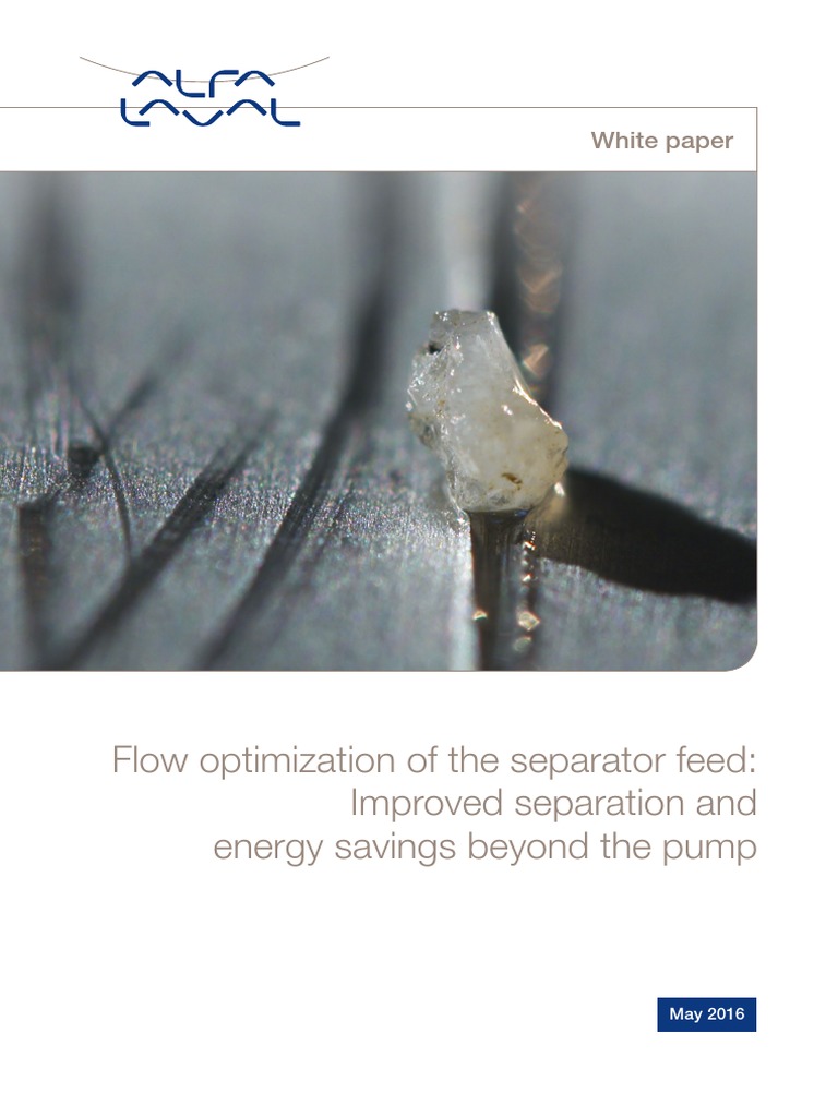 Alfa Laval Flow Optimization White Paper | PDF | Program Optimization | Pump