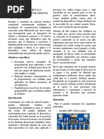 Proyecto Carro Arduino | PDF | Arduino | Bluetooth