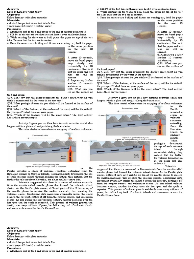 Hot Spot Activity | PDF | Volcano | Island