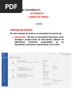 Fichas de Word y Pasos para Insertar. | PDF | Microsoft Word ...