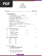 CBSE Class 2 Maths Question Paper Set A | PDF | Geometric Shapes ...