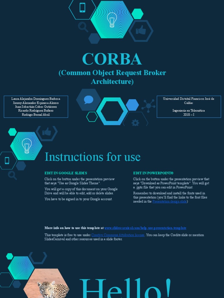 Corba: (Common Object Request Broker Architecture) | PDF | Color | Blue
