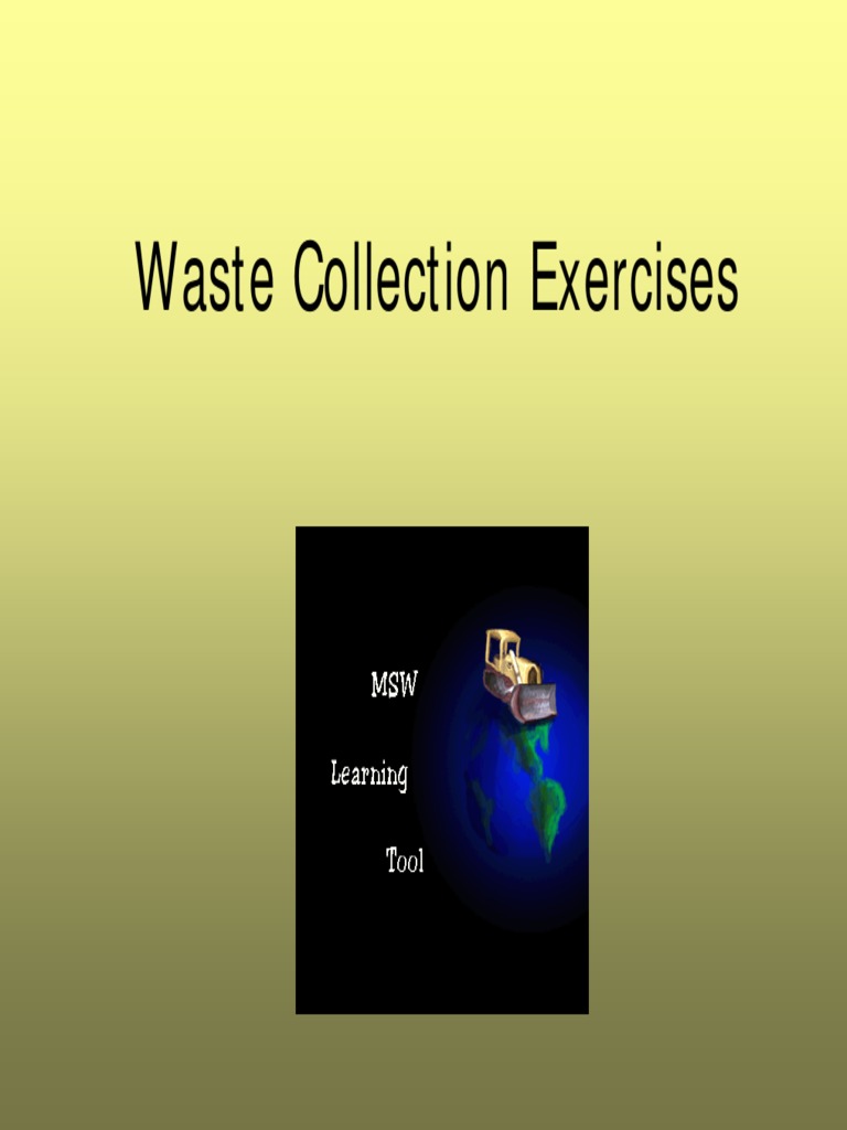 WasteCollectionExercises PDF | PDF | Waste Management | Waste