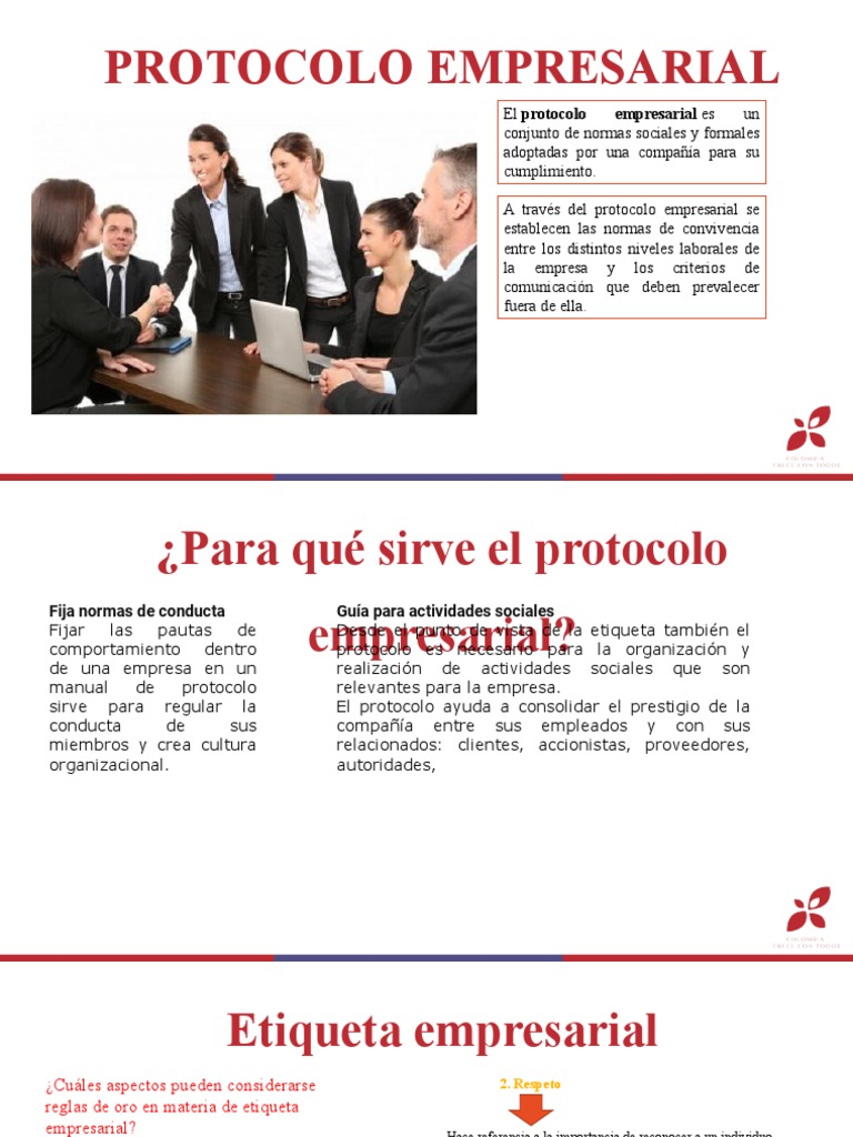 Taller Etiqueta y Protocolo Empresarial | PDF | Etiqueta | Comportamiento