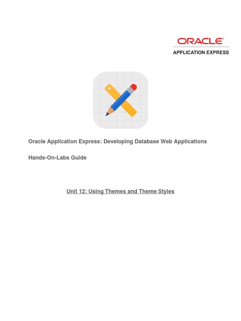 Oracle Application Express: Developing Database Web Applications | PDF | Databases | Application ...