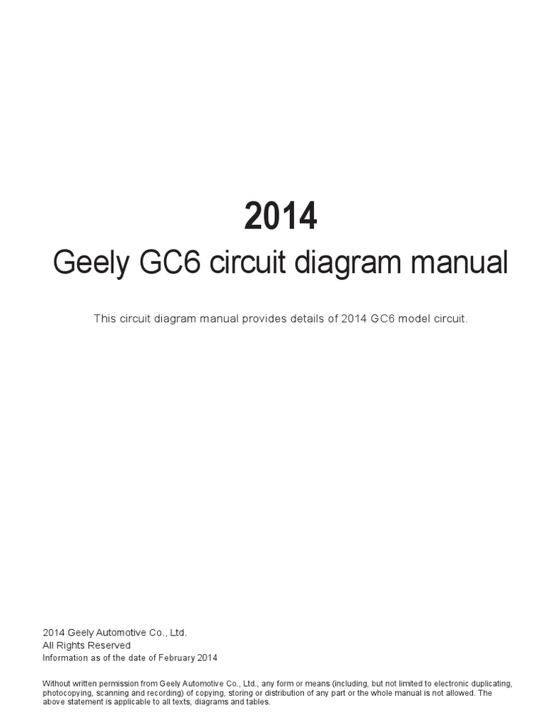 GC6-201402-wiring Diagram M - P - K - L PDF | PDF | Electrical ...